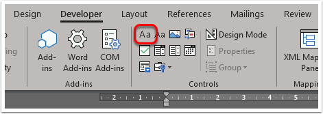 Word DOCX Content Template