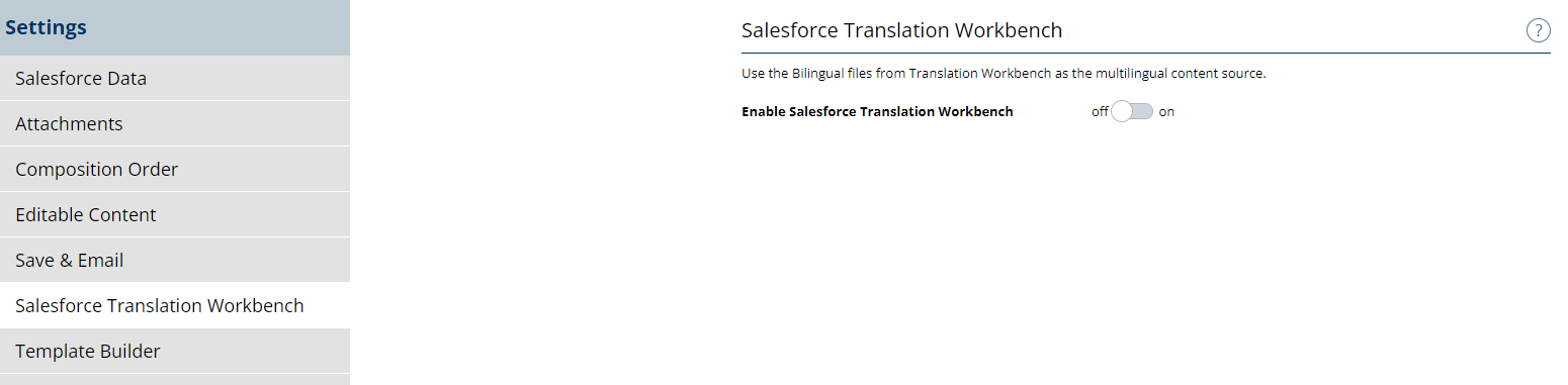 Salesforce Translation Workbench